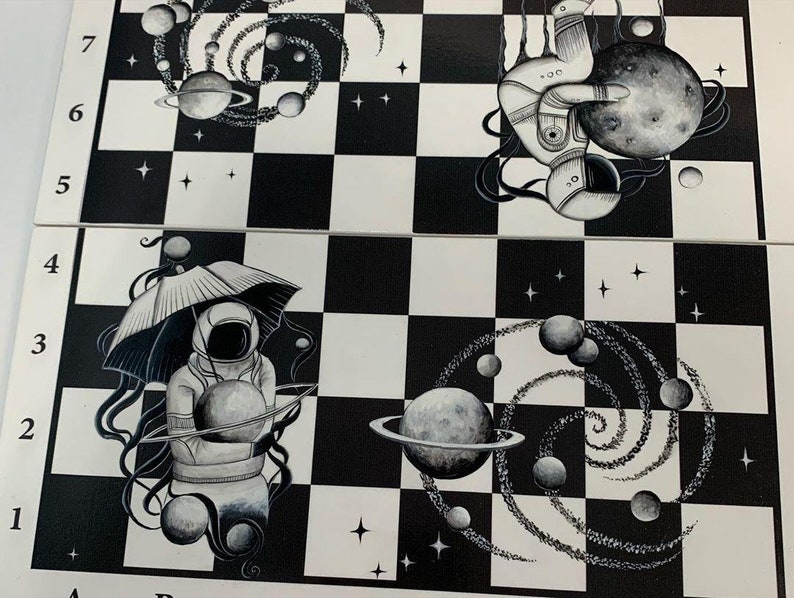Space Chess Set | Etsy