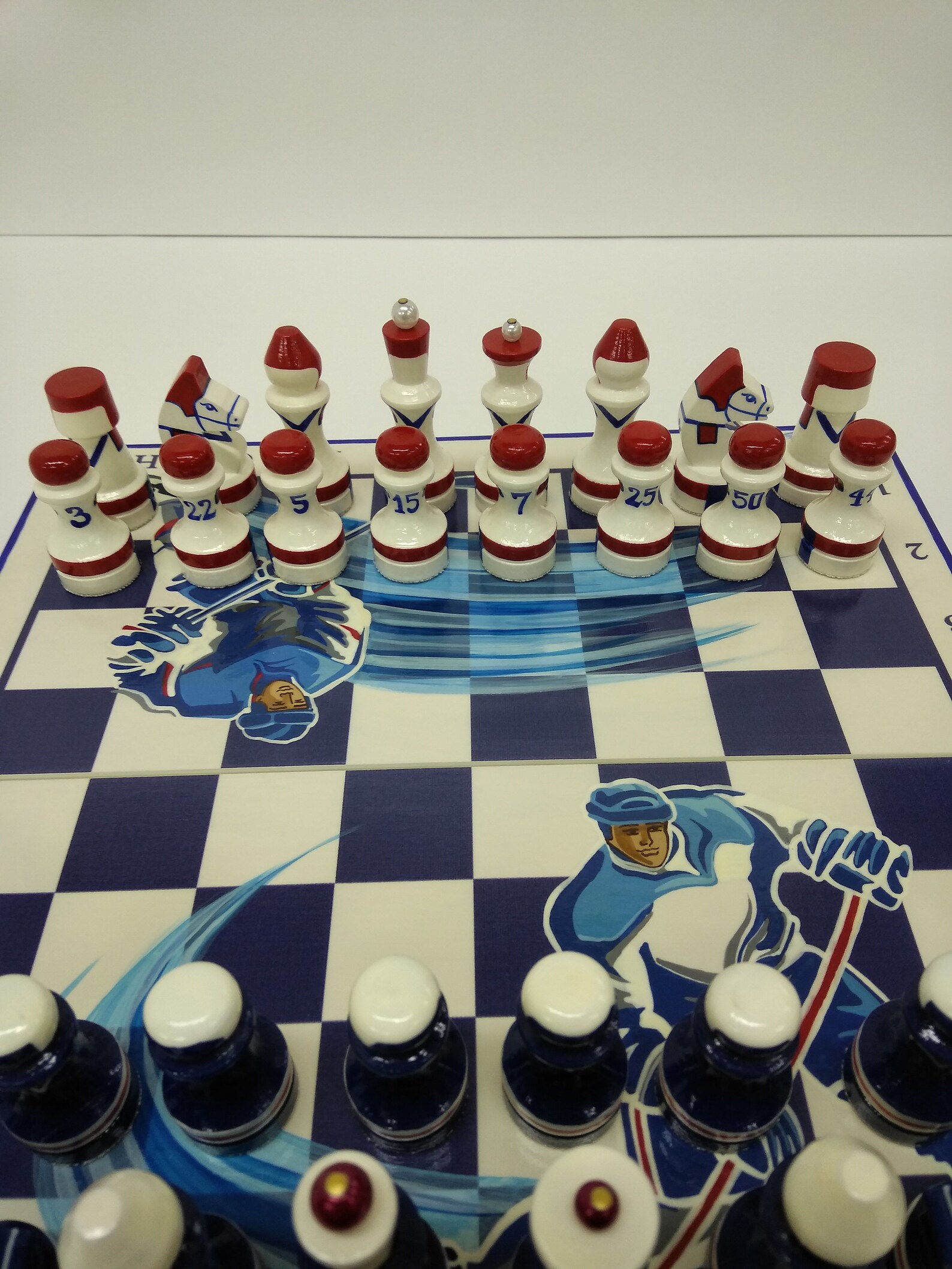 Ice Hockey Chess Set | Etsy