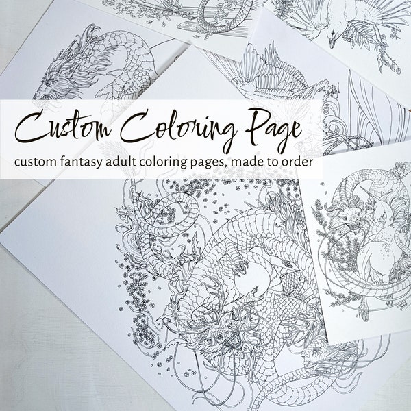 Colouring Pages - Etsy UK