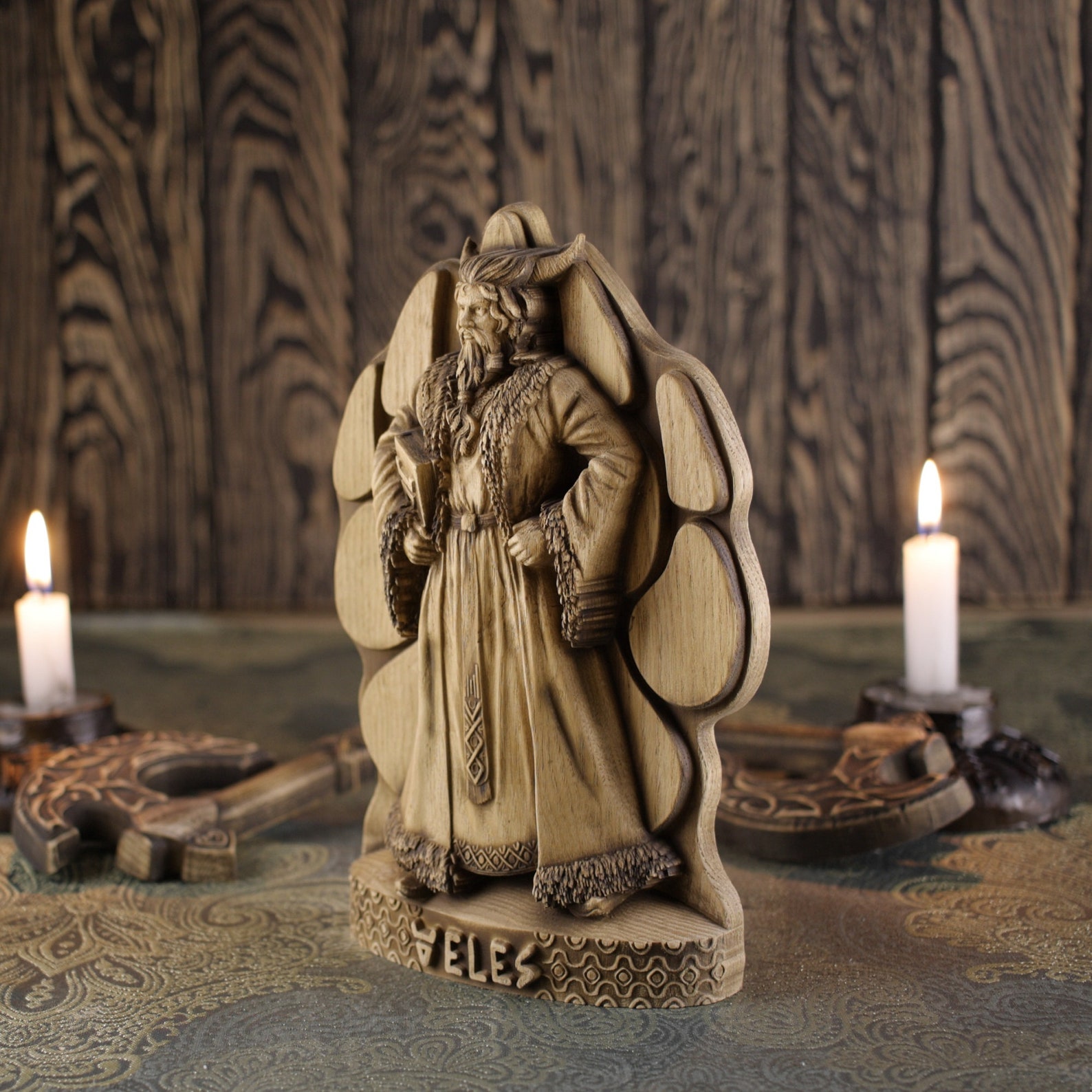 Veles Slavic Gods Slavic Pagan Veles Statue Volos Slavic - Etsy