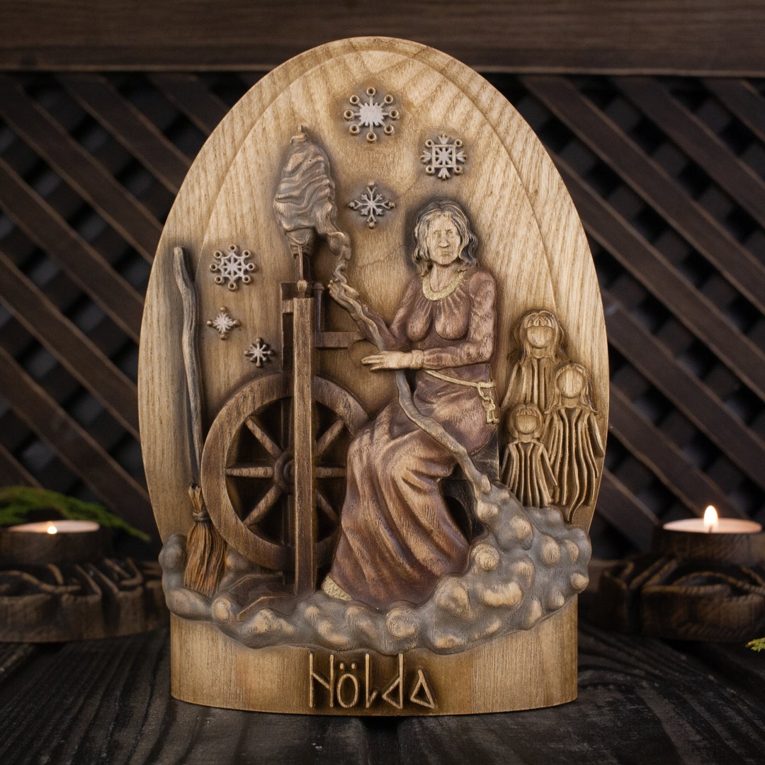 Holda Norse Statue Frau Holle Winter Goddess Norse Gods Germanic Norse ...
