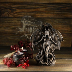 Lilith Statue: Wood Carving, Wiccan Goddess Decor (8 Inch) - Etsy