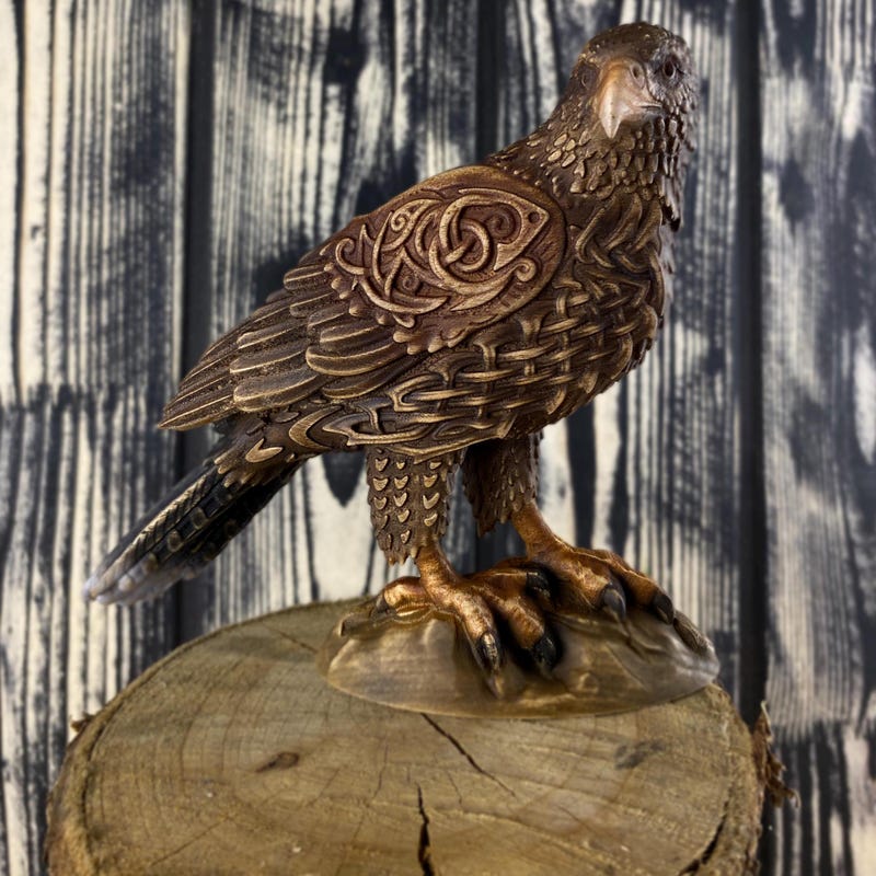 Hawk Sculpture - Etsy