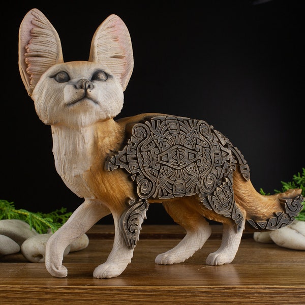 Wooden Fox - Etsy