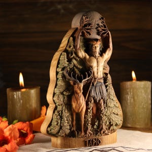 Forest God Tapio God Forest ,forest Spirit Wood Spirit Carving Wood ...