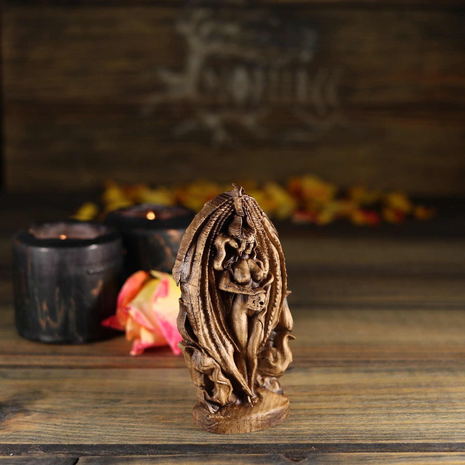 Lilith Statue Mini Altar Lilith Travel Altar Goddess Statue - Etsy