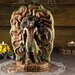 Irish God Statue of Lug Celtic God Celtic Statue Pagan God Wood Carving ...