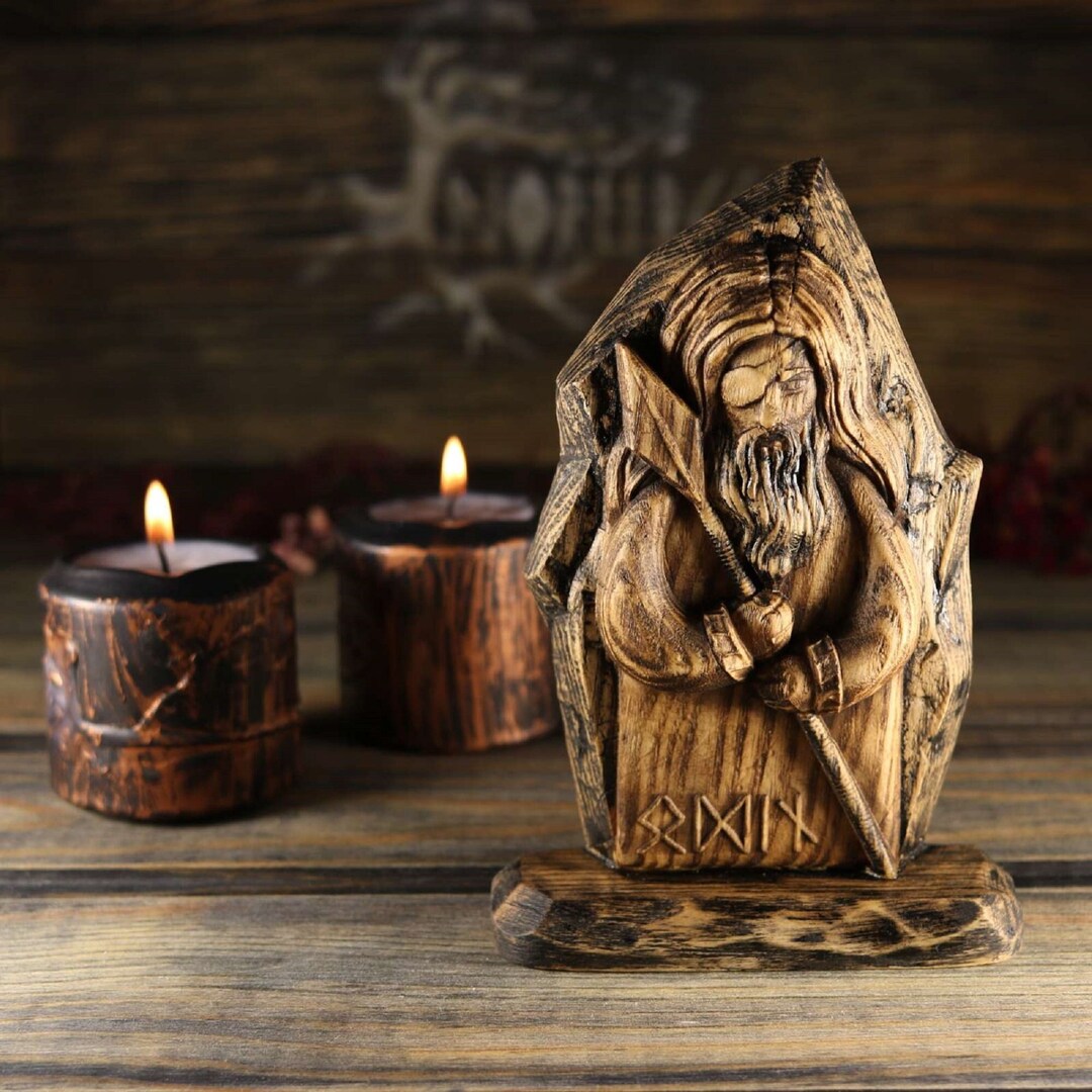 Odin, Odin Altar, Odin Statue, Asatru Viking Decor Heathen Norse Pagan ...