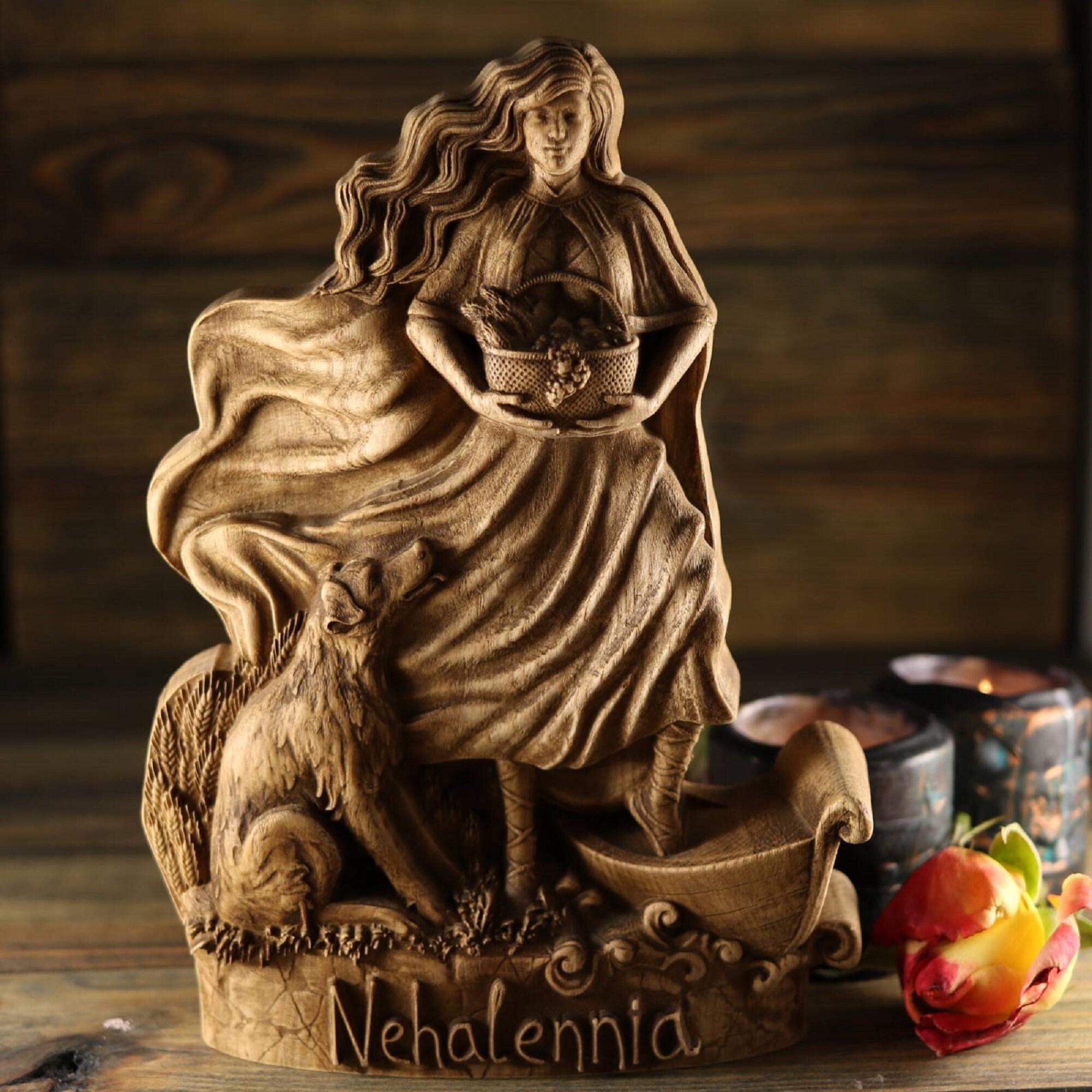 Nehalennia Sea Goddess Goddess Statue Fertility Goddess - Etsy
