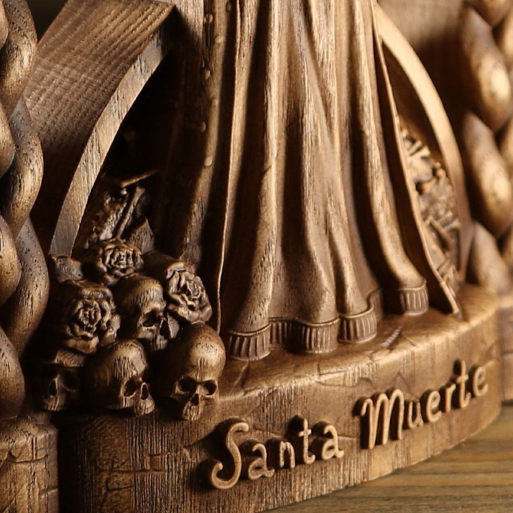 Santa Muerte Statue Santisima Muerte Holy Death Death Statue | Etsy