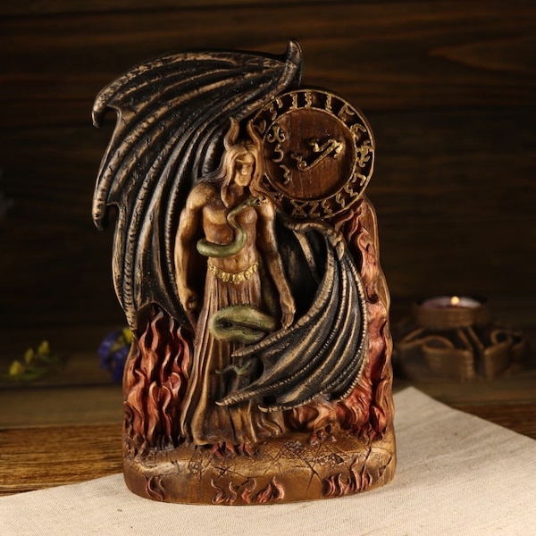 Lucifer Occult Statue - Etsy