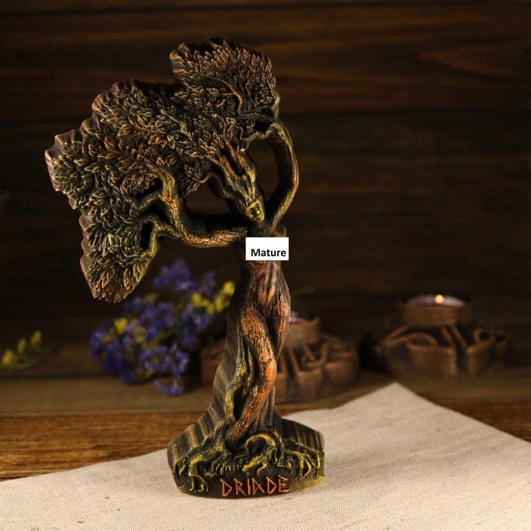 Dryad Dryad Statue Tree Nymph Fantasy Statue Greek Statue Tree Spirit ...