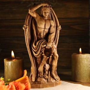 Lucifer Altar Lucifer Statue Demon Statue Satan Statue Fallen Angel ...