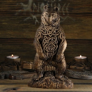 Celtic Bear, Bear Sculpture, Gaulish, Celtic Goddess, Bear Statue ...