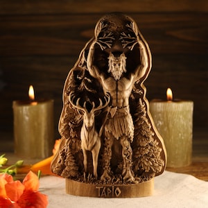 Forest God Tapio God Forest ,forest Spirit Wood Spirit Carving Wood ...
