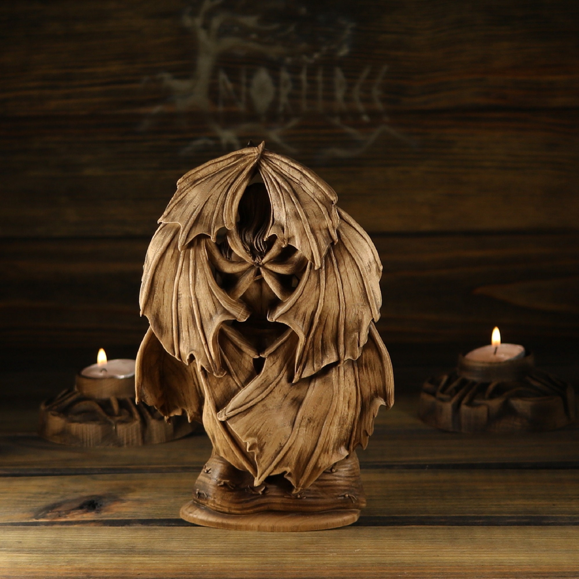 Samael Demon Statue Lilith Satan Lucifer Morningstar - Etsy