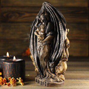 Inanna, Lilith Statue, Goddess Figurine, Ishtar, Asatru Wiccan Altar ...