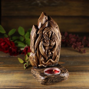 Lilith, Lilith Statue, Goddess Statue, Wooden Statue Wiccan Altar Kit ...