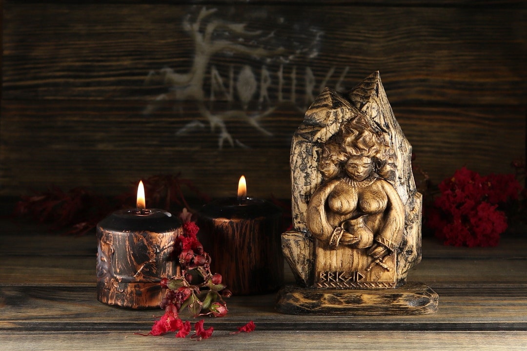 Brigid, Brigid Statue, Goddess Brigid, Celtic Goddess Goddess Statue ...