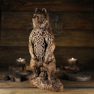 Celtic Bear, Bear Sculpture, Gaulish, Celtic Goddess, Bear Statue ...