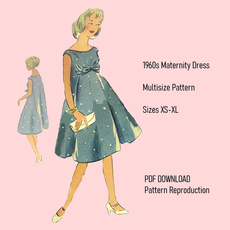 Maternity Dress 1960s - Etsy
