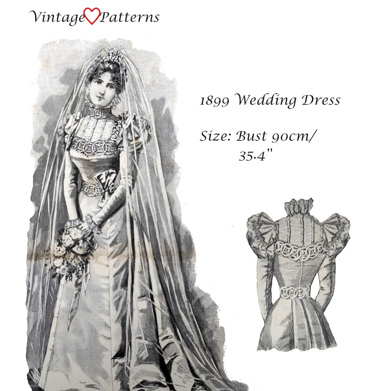 Victorian Dress Pattern - Etsy