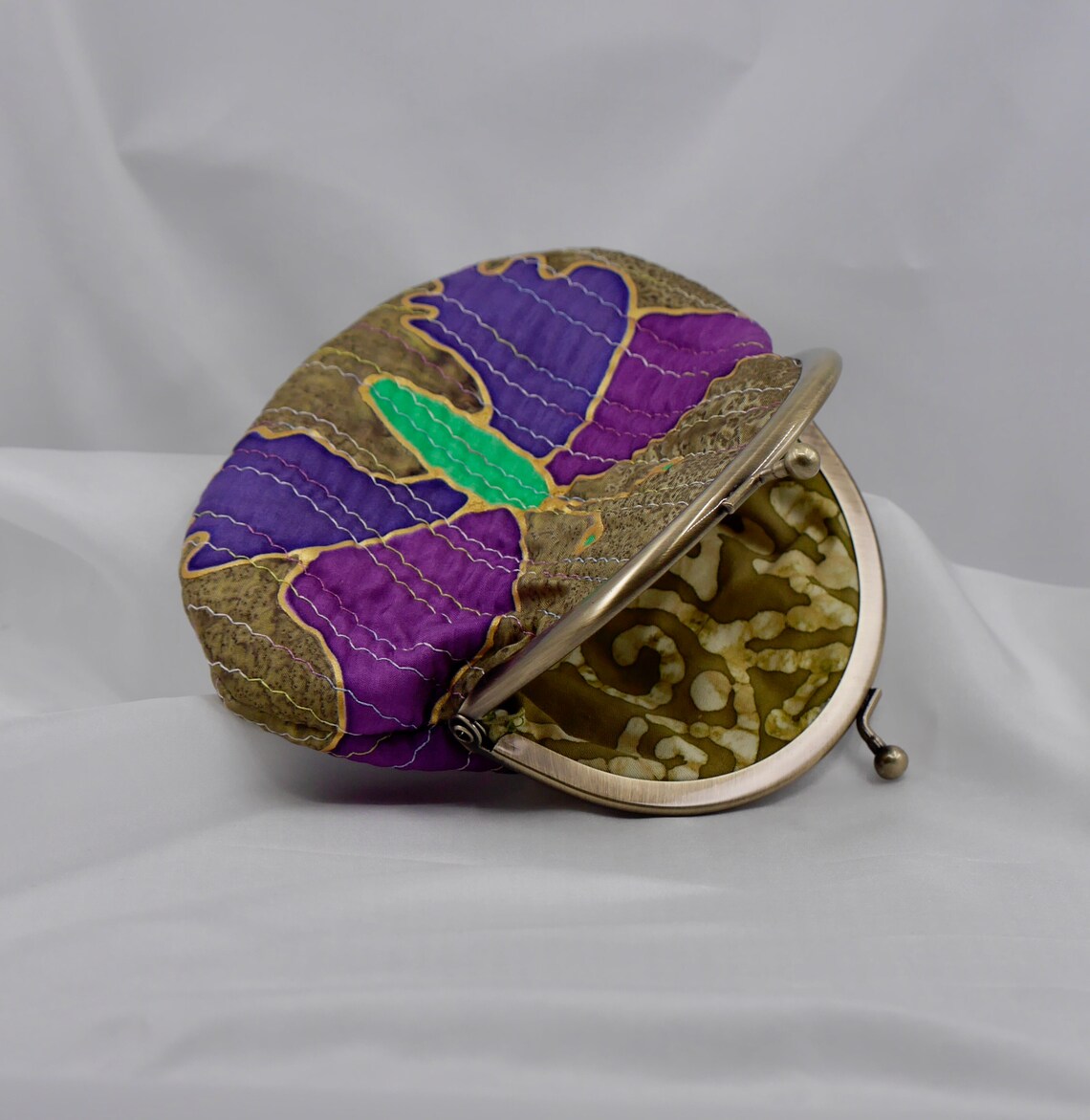 Hand Painted Silk Purse - Etsy