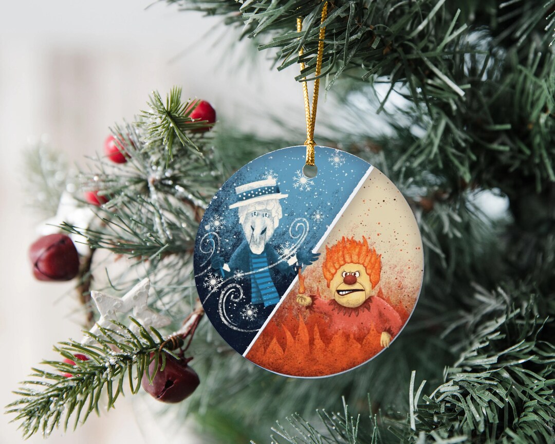 Miser Brothers Christmas 2D Ornament Heat Miser Wood and - Etsy