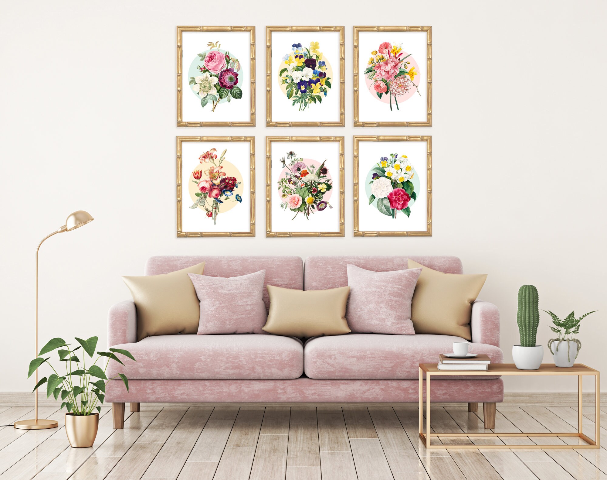 Floral Prints Flower Art Bouquet of Flowers Set of Prints or Individual ...