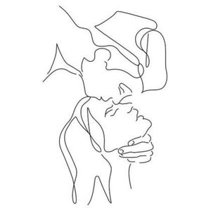 Couple Print| Line Art| Simple Prints| Minimalist Home Decor ...