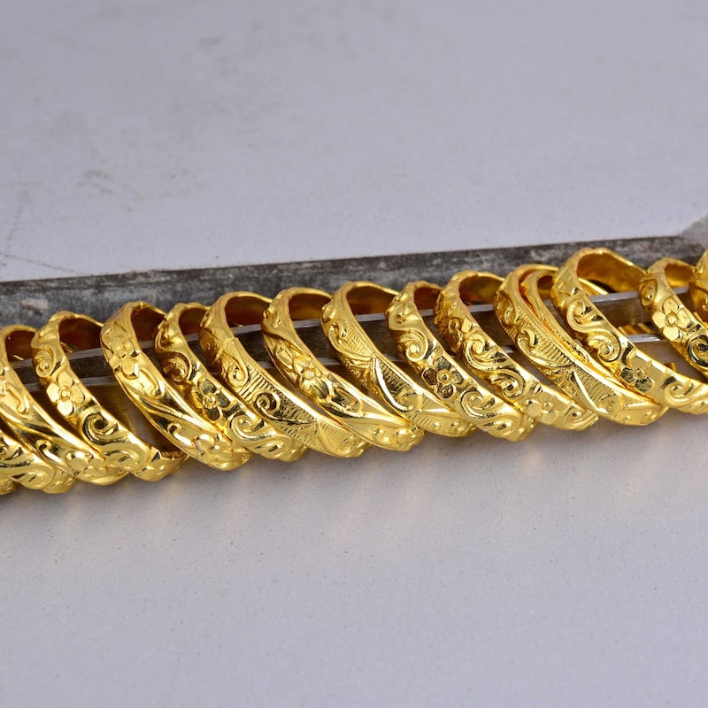 Gold Ring Set - Etsy