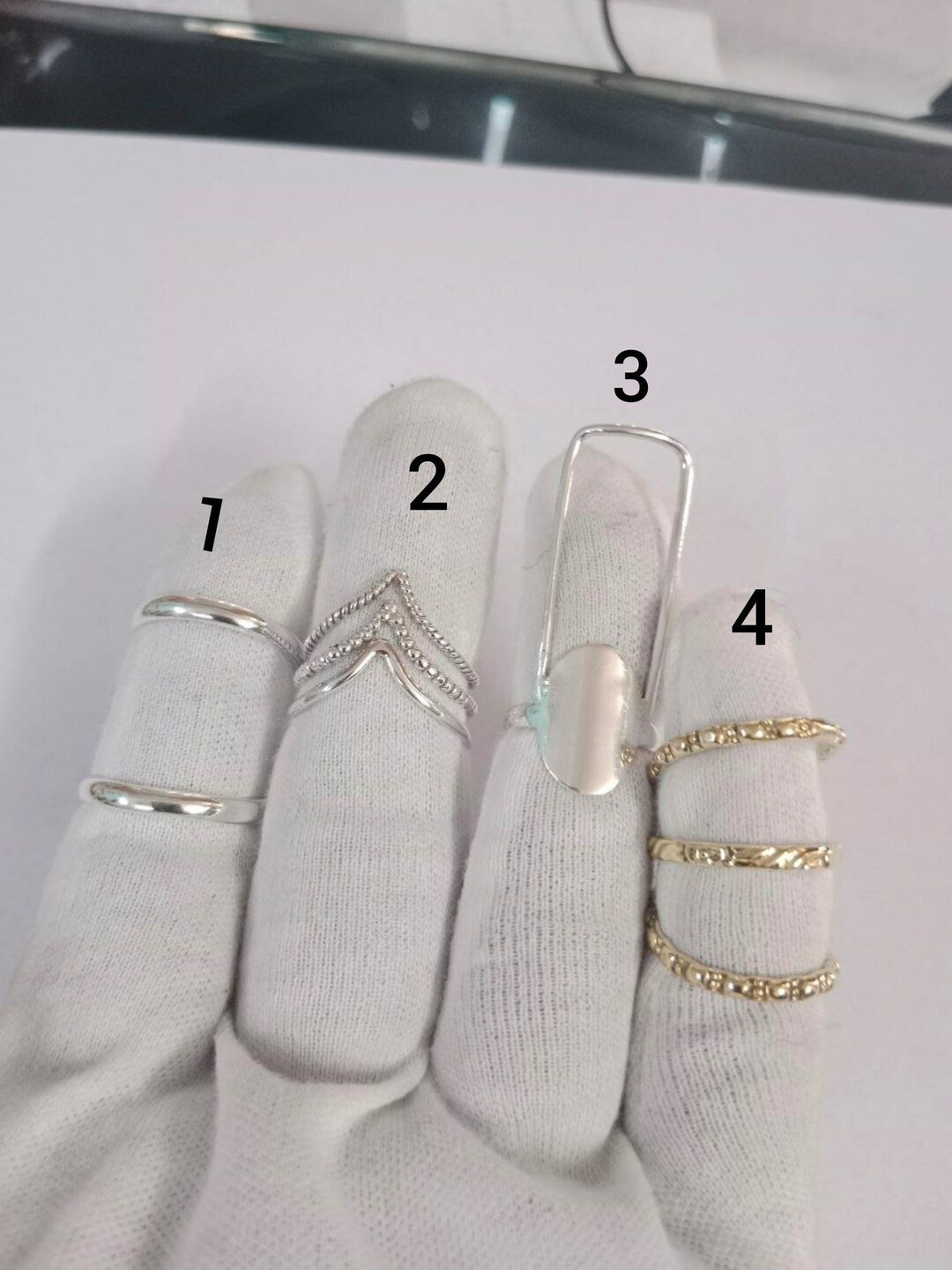 Arthritis Finger Splint Ring, Splint Brass and Silver Rings, MCP ...
