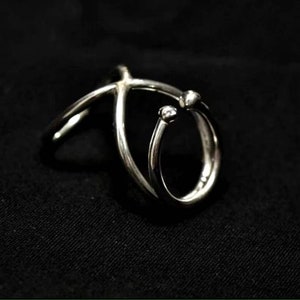 Arthritis Finger Splint for Bcnding Sideways Lateral Deviation Sterling Silver 925, Brass or ...