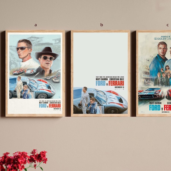 Ford Vs Ferrari Poster - Etsy