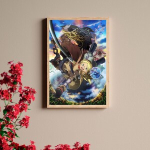 Made in Abyss Map Anime Movie Classic Film Canvas Poster Unframe 8''x12 ...