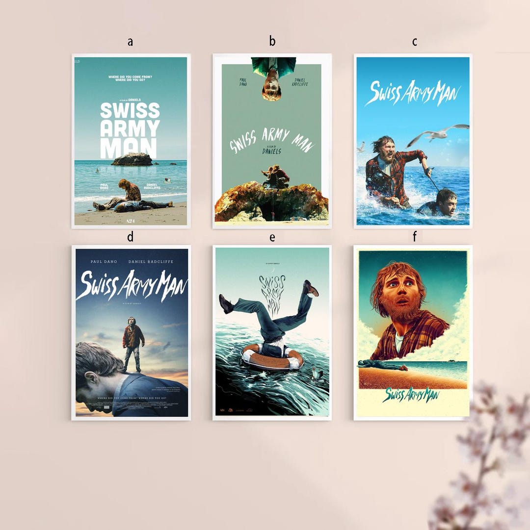 Swiss Army Man 2016 Classic Movie Canvas Poster Unframe 8''x12'',12 ...