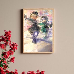 Made in Abyss Map Anime Movie Classic Film Canvas Poster Unframe 8''x12 ...