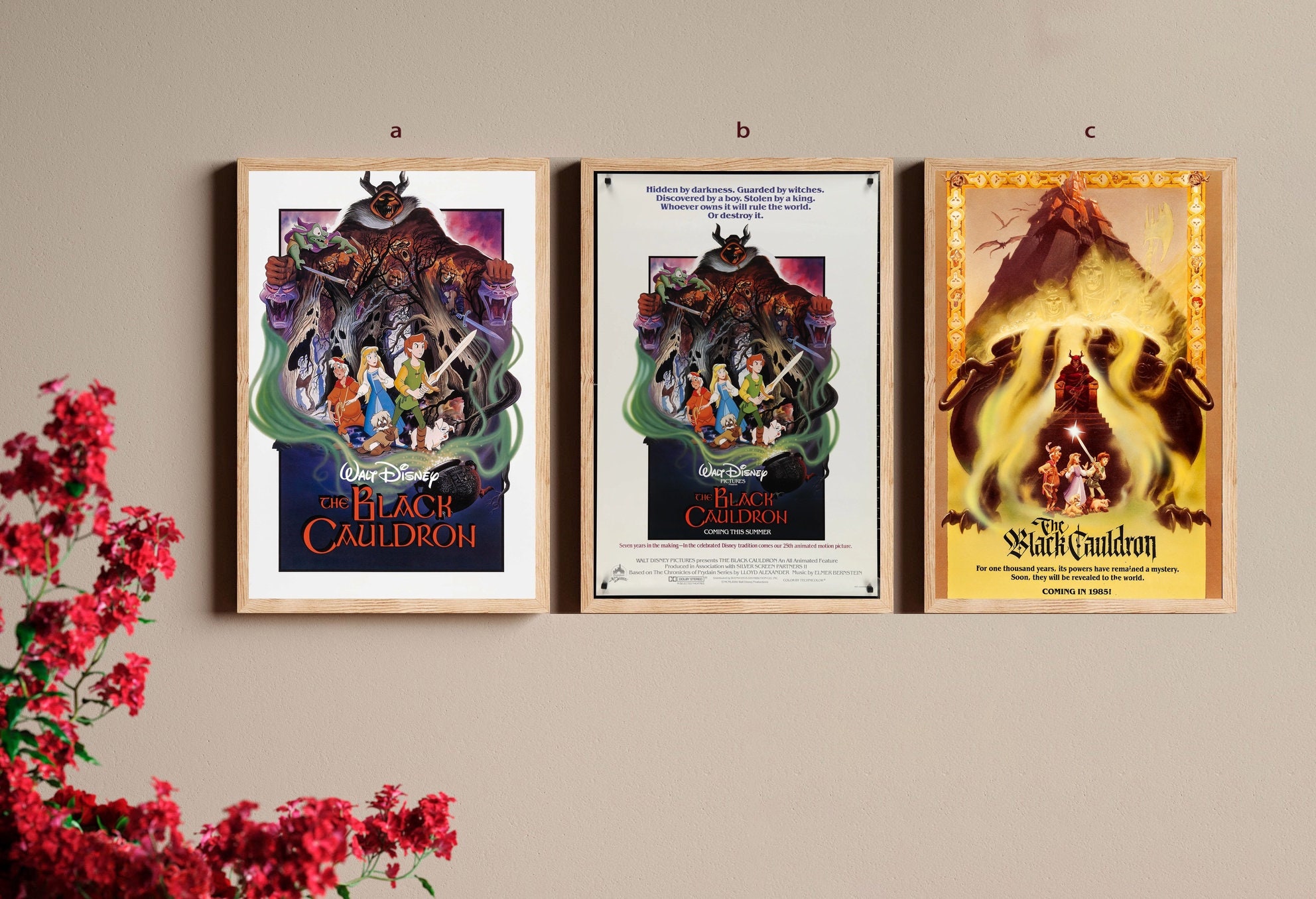 The Black Cauldron 1985 Film Classic Movie Canvas Poster - Etsy