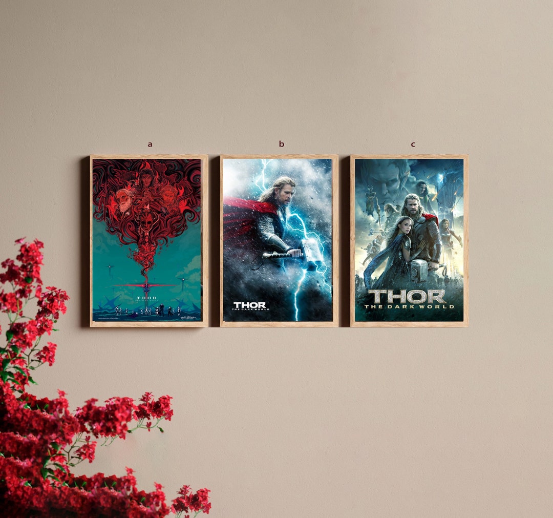 Thor the Dark World Classic Movie Canvas Poster Unframe 8''x12'',12 ...