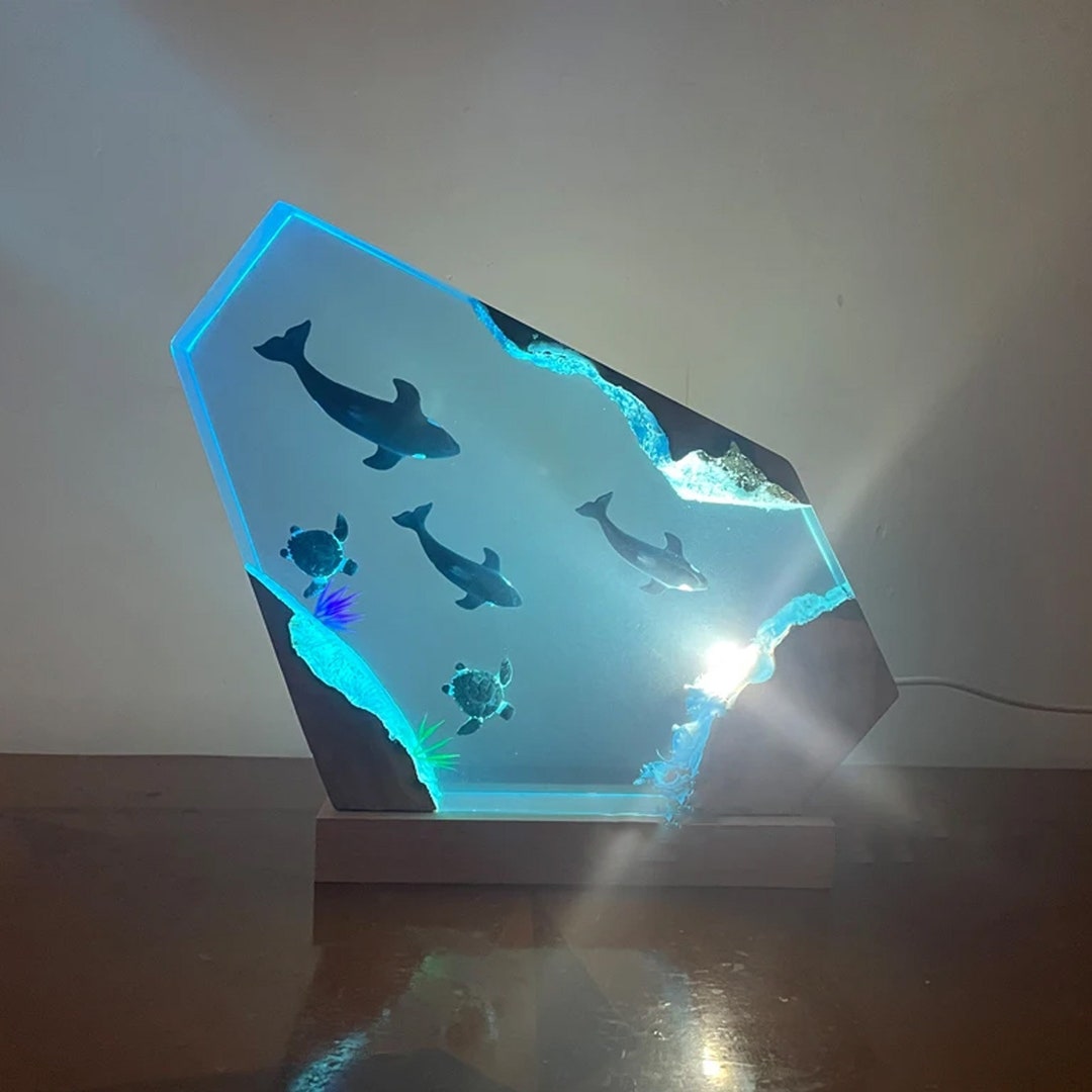 Toothless Night Lights, Toothless and Light Fury Epoxy Lamp Table Lamp ...