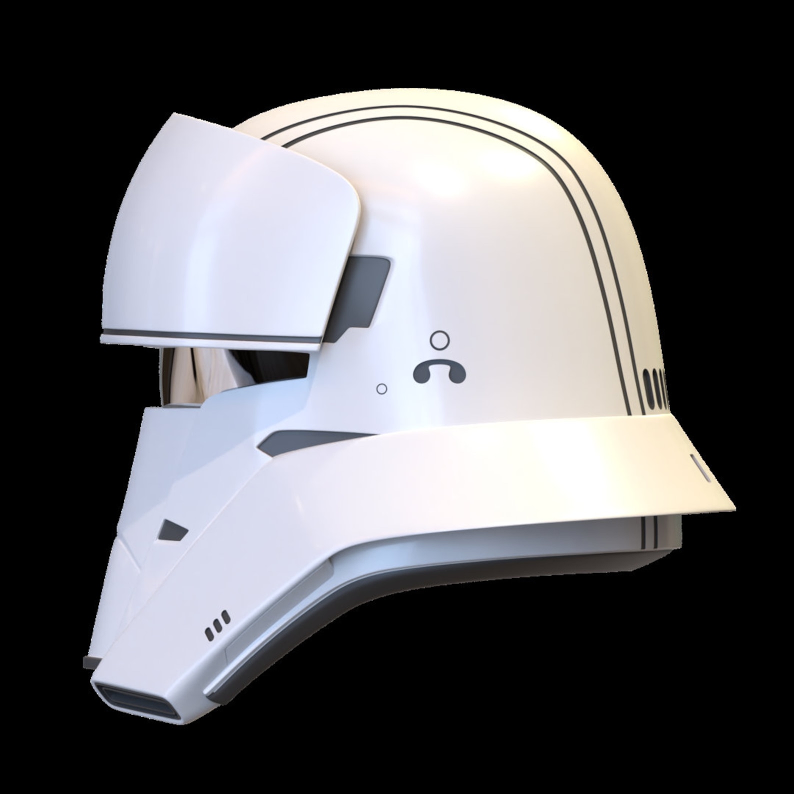 Star Wars Tank Trooper /ICAT Driver Helmet Inspired 3D File for 3D ...