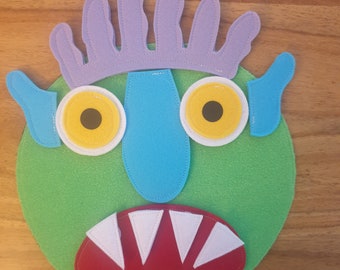 Go Away Big Green Monster PDF SVG Pattern Felt Board Set, Halloween ...