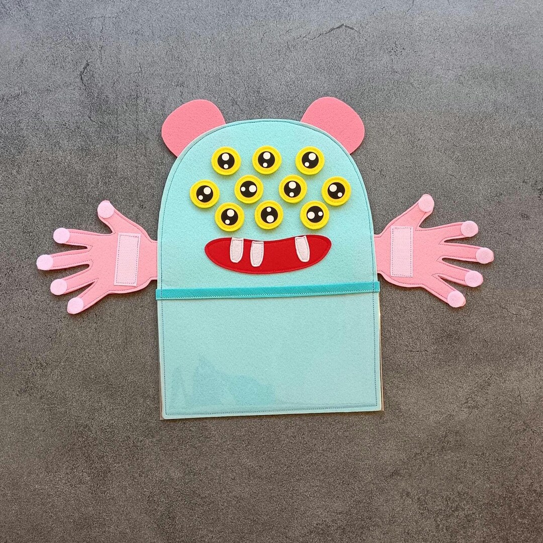 Counting Monsters, From 1 to 10, MHM Method, Counting Monsters MS/GS - Etsy