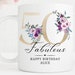 Personalised 40th Birthday Mug, Personalised Age Mug, Best Friend Gift ...