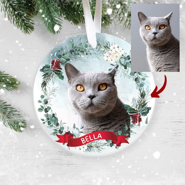 Custom Cat Ornament - Etsy