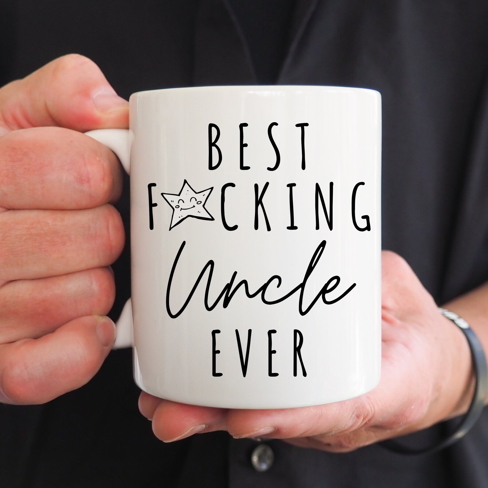 Best Fucking Uncle Ever Personalised Funny Uncle Mug T Etsy