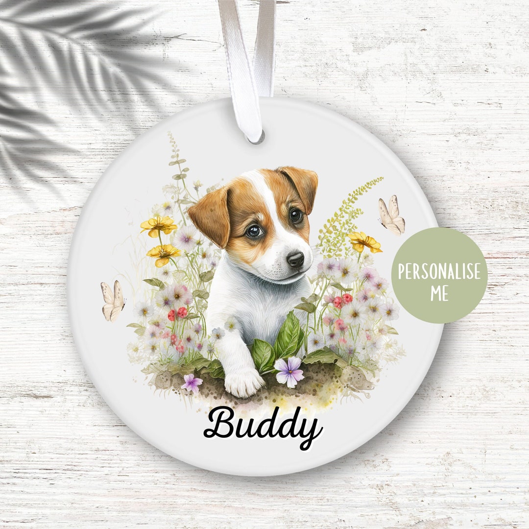 Personalised Jack Russell Gift, Cute Jack Russell Ornament, Pet Lover ...