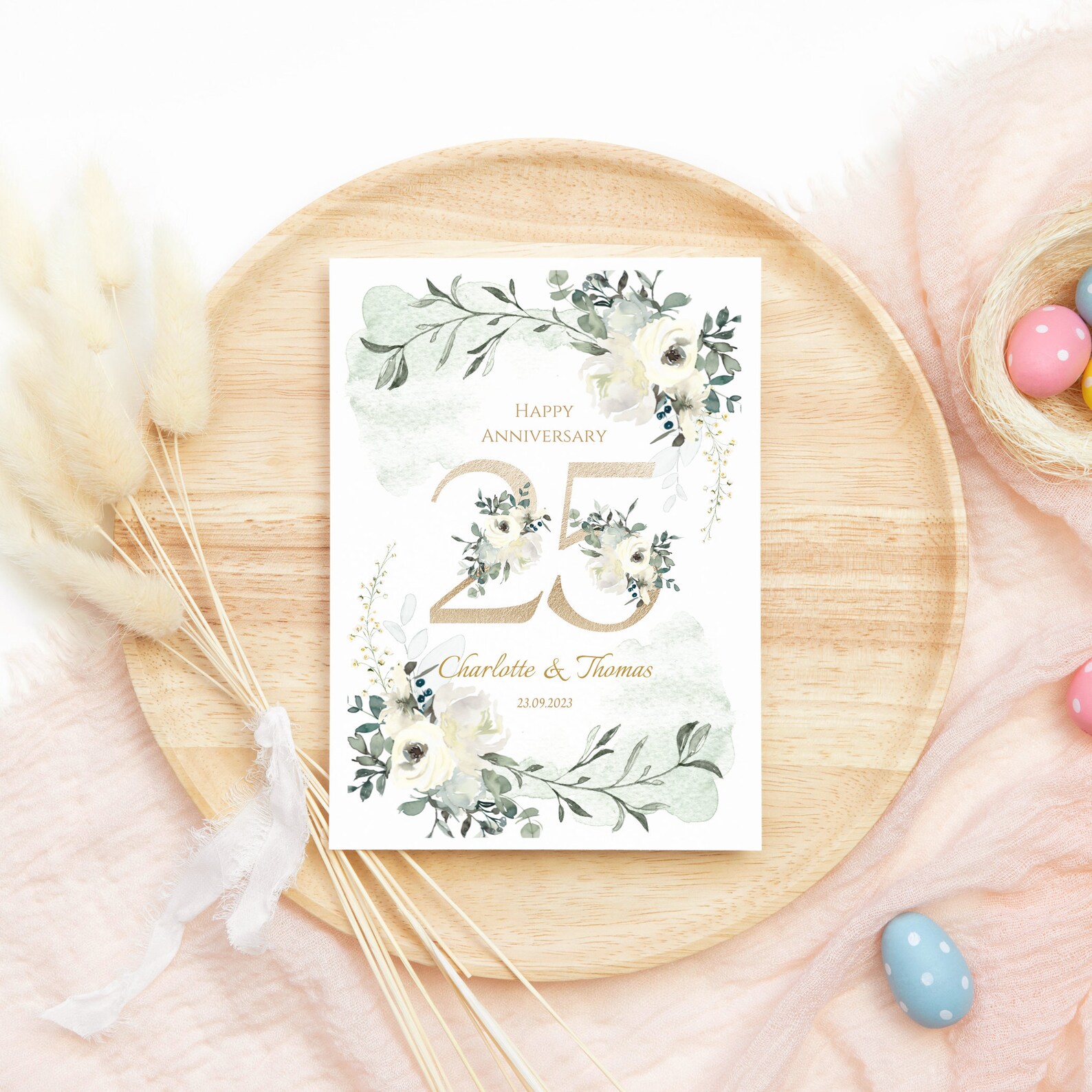 40th Wedding Anniversary Card, Ruby Wedding Card, Congratulations 40 ...