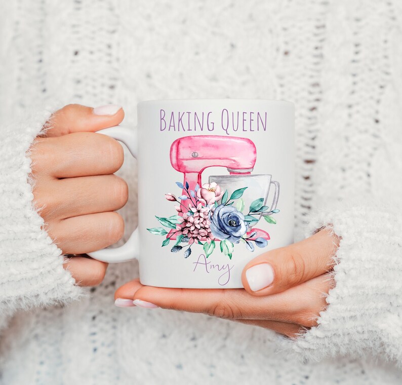 Baking Queen, Baking Baker Mug, Baking Gift Present, Chef Mug, Baker ...