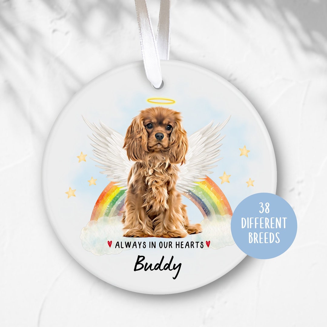Cavalier King Charles Spaniel, Dog Loss Gift, Pet Memorial Gift ...